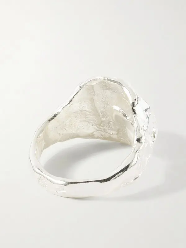 SIMUERO Sterling And Garnet Ring