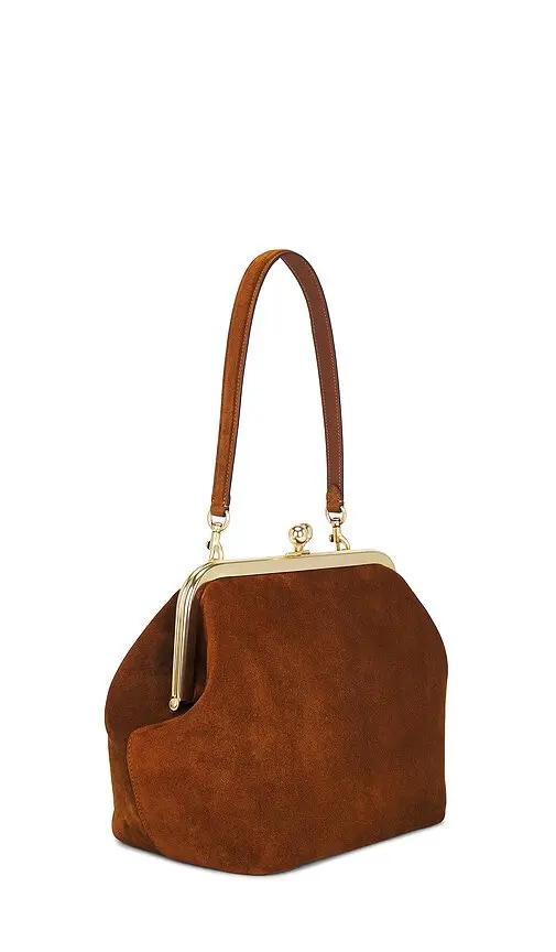 COACH Kisslock Frame 27 Bag - Warm Brown