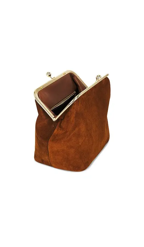 COACH Kisslock Frame 27 Bag - Warm Brown