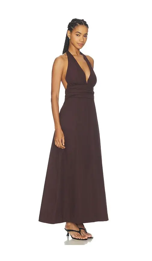 JUILLET Juliet Dolly Halter Maxi Dress