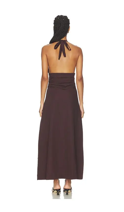 JUILLET Juliet Dolly Halter Maxi Dress