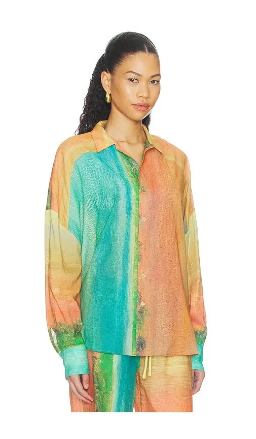 DONDE ESTEBAN Formentera Cotton Voile Shirt