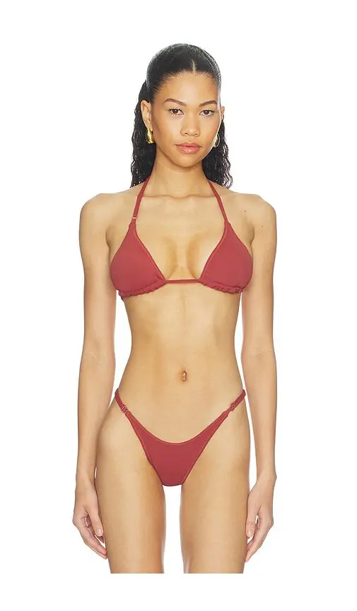 GEEL Triangle Bikini Top - Copper