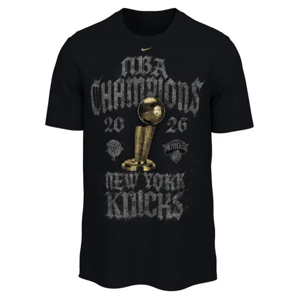 Nike New York Knicks 2025-26 Champions Basketball T-shirt - Black