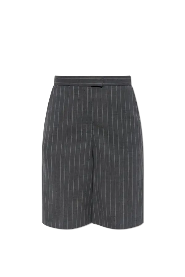 Valentino Garavani Wool Shorts - Grey