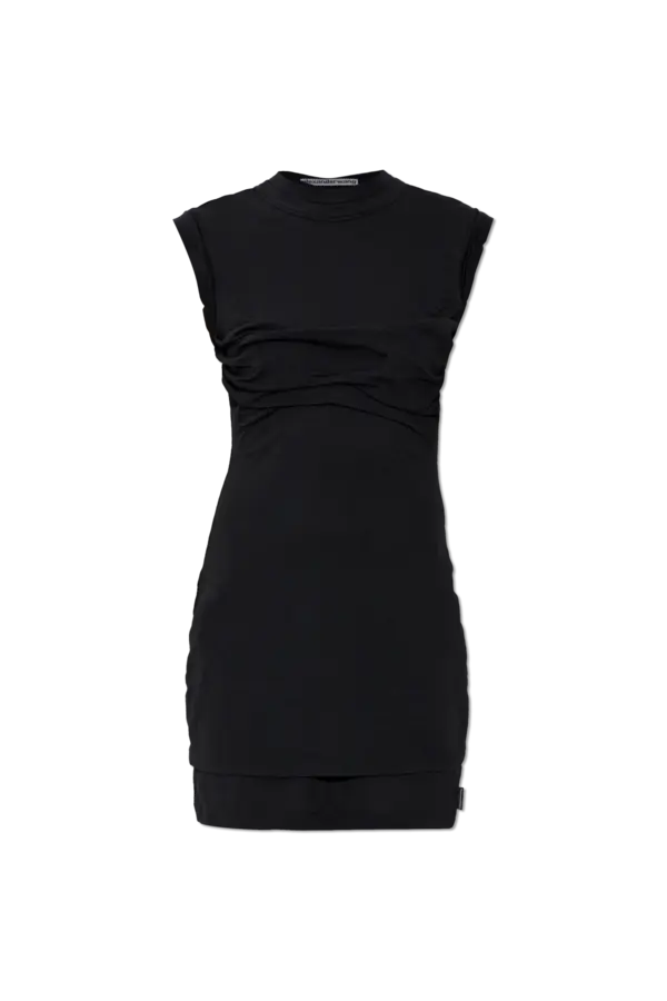 Alexander Wang Ruched Knit Mini Dress