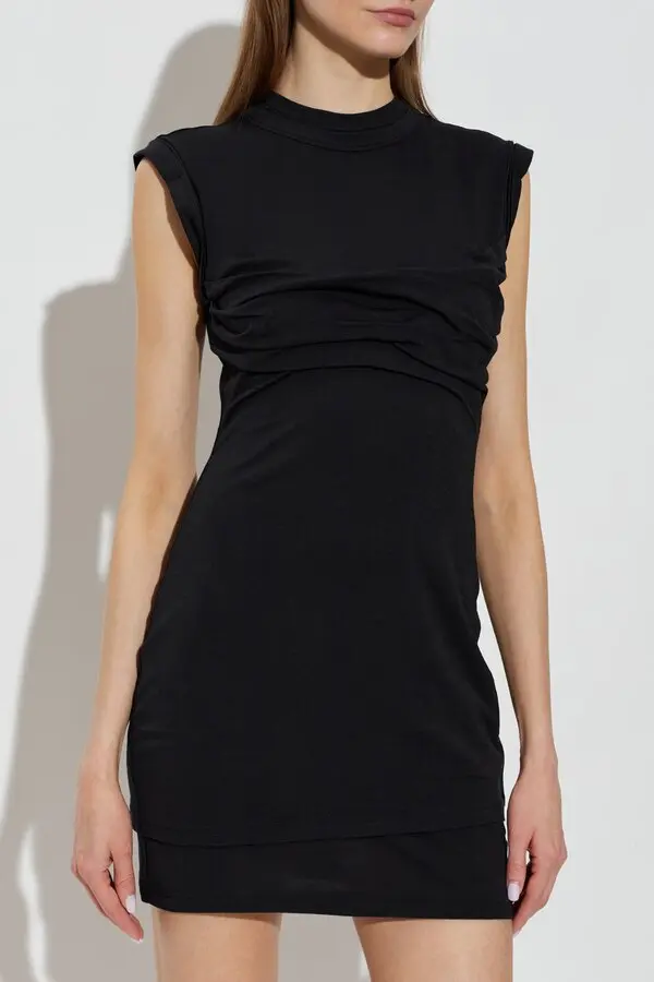Alexander Wang Ruched Knit Mini Dress