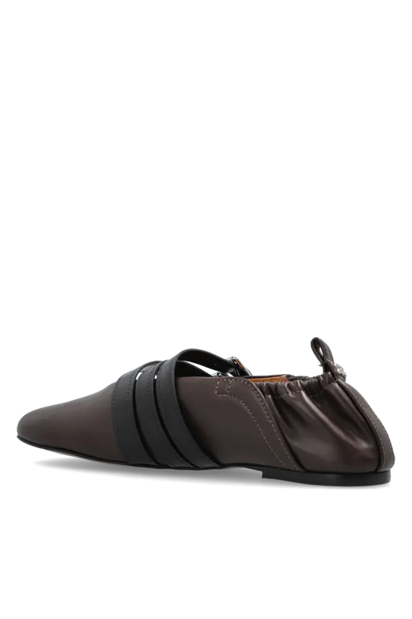 GANNI Ballet Flats With Straps