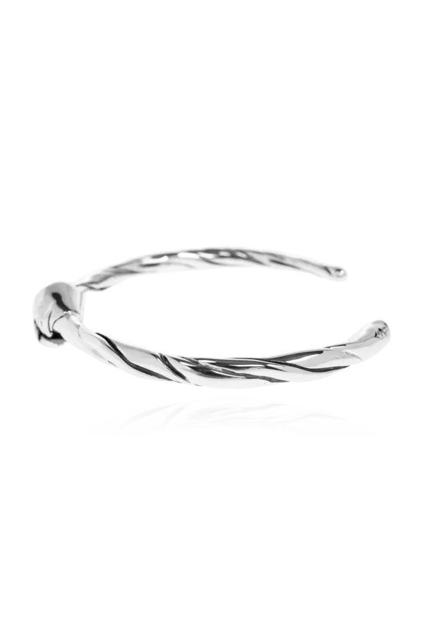 Bottega Veneta Twisted Knot Cuff Bracelet