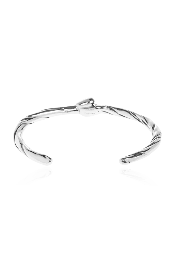 Bottega Veneta Twisted Knot Cuff Bracelet