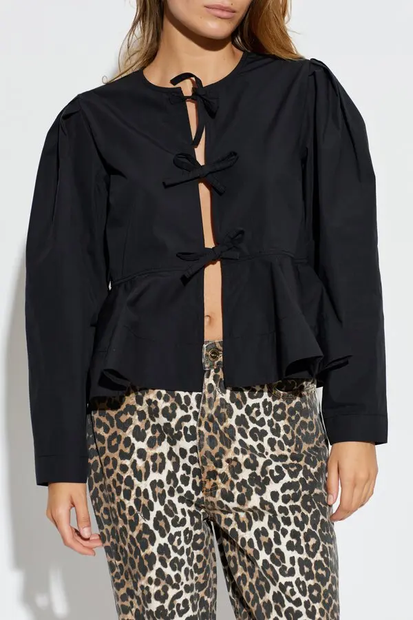 GANNI Top With Peplum