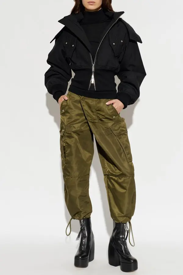 Dsquared2 Wool Turtleneck With Embroidered Logo