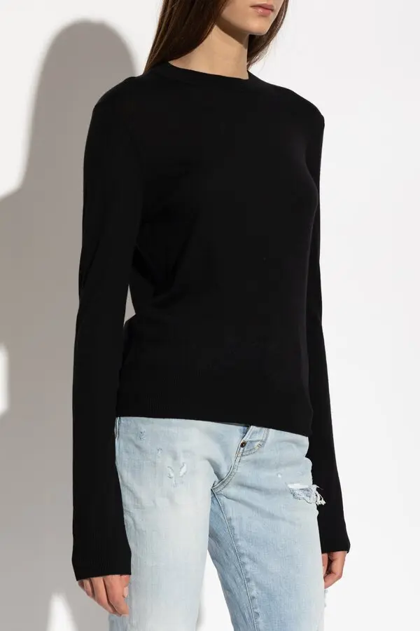 Dsquared2 Wool Sweater With Embroidered Logo
