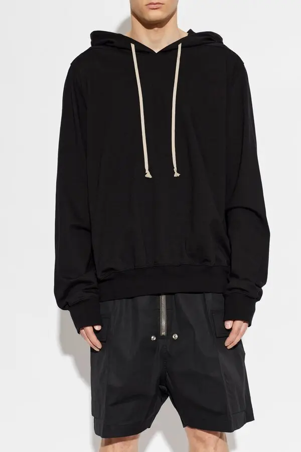 Rick Owens Cotton Knit Hoodie