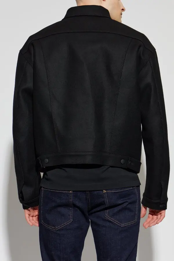 Dsquared2 Wool Jacket With `vintage` Effect