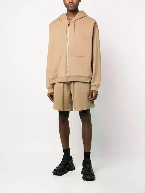 Dsquared2 Drawstring Hooded Zipped Jacket
