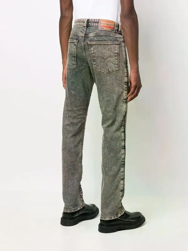 DIESEL® Diamond Embroidered Slim Fit Jeans
