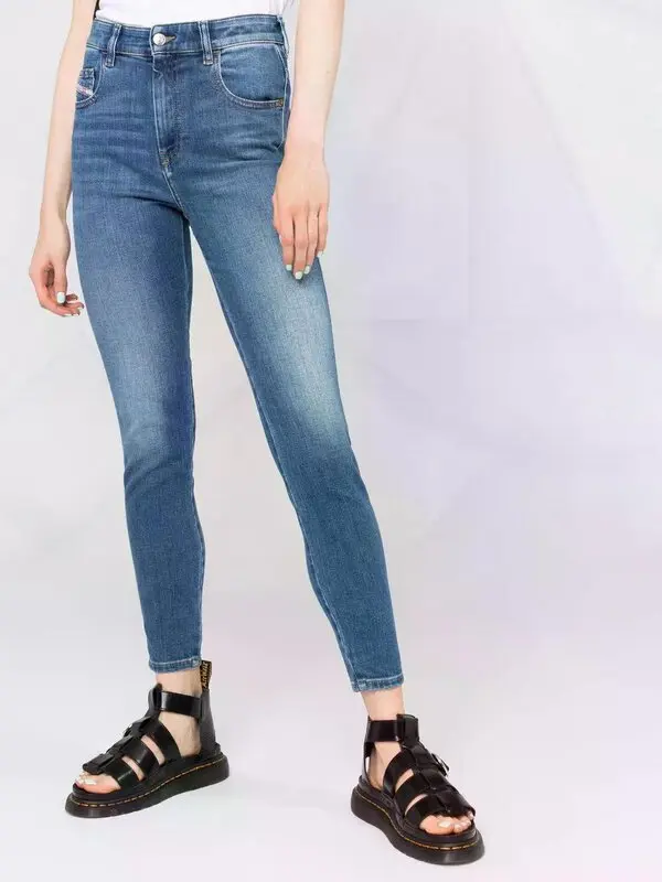 DIESEL® Slandy High-waist Super Skinny Jeans