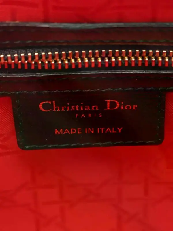 Dior Lambskin Cannage Lady Satchel - Black