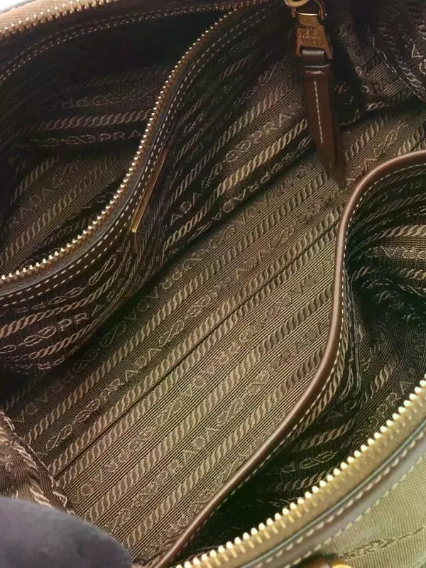 Prada Canapa Logo Jacquard Tote Bag