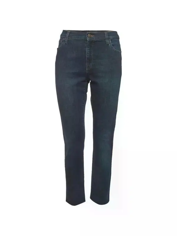 Gucci Navy Floral Patch Slim Fit Jeans