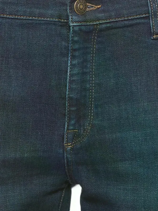 Gucci Navy Floral Patch Slim Fit Jeans