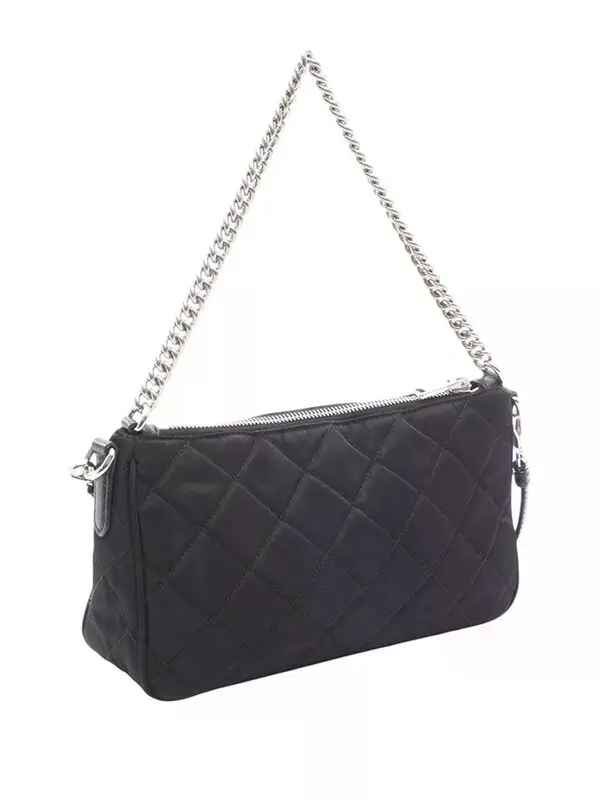 Prada Tessuto Quilted Chain Satchel