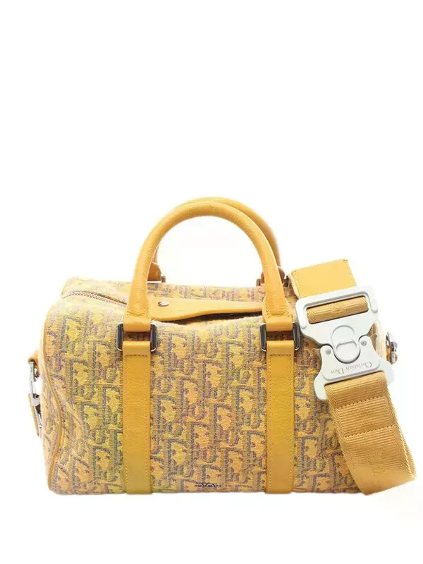 Dior Oblique Jacquard Lingot 26 Satchel - Yellow
