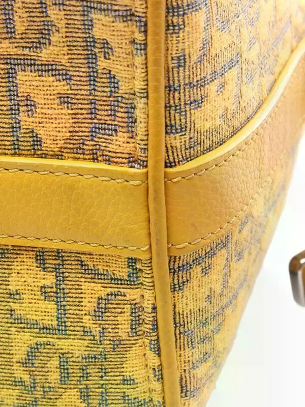 Dior Oblique Jacquard Lingot 26 Satchel - Yellow