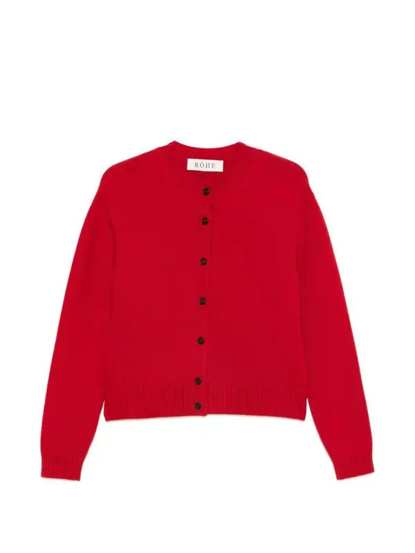 RÓHE Classic Cardigan - Red