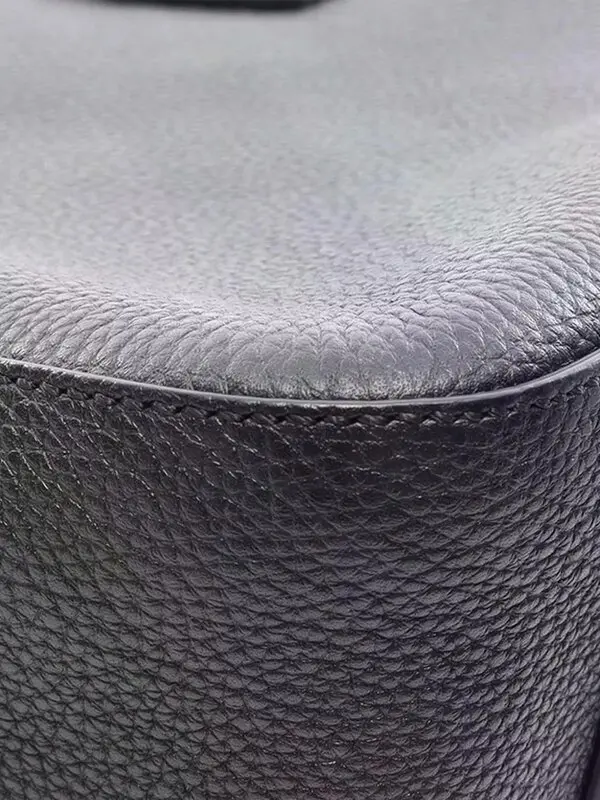 Fendi Grained Leather Satchel