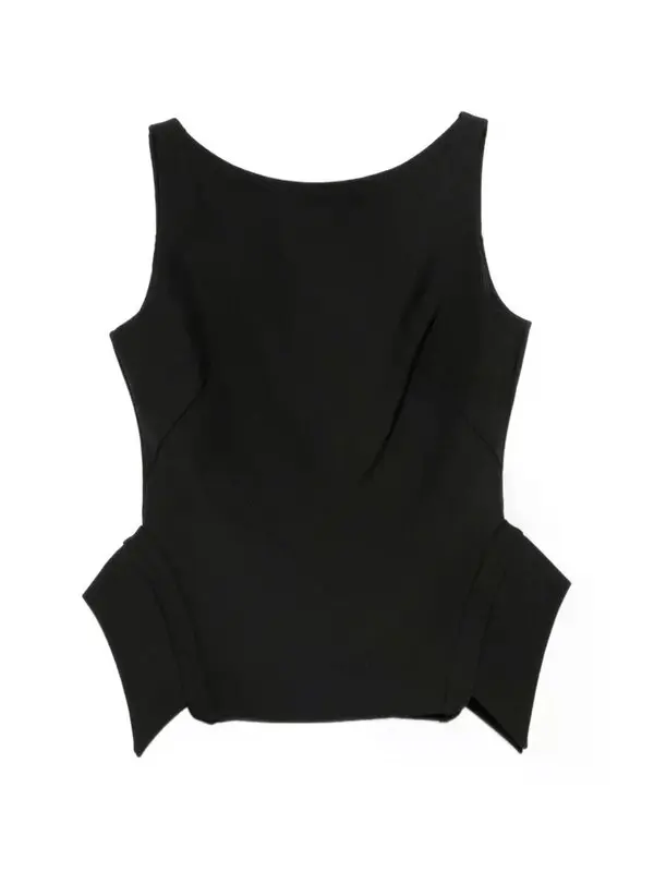RÓHE Deconstructed Peplum Top
