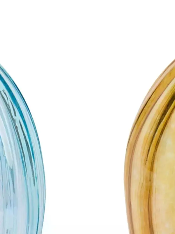 LISA CORTI Rosebud Ribbed Glass Vases