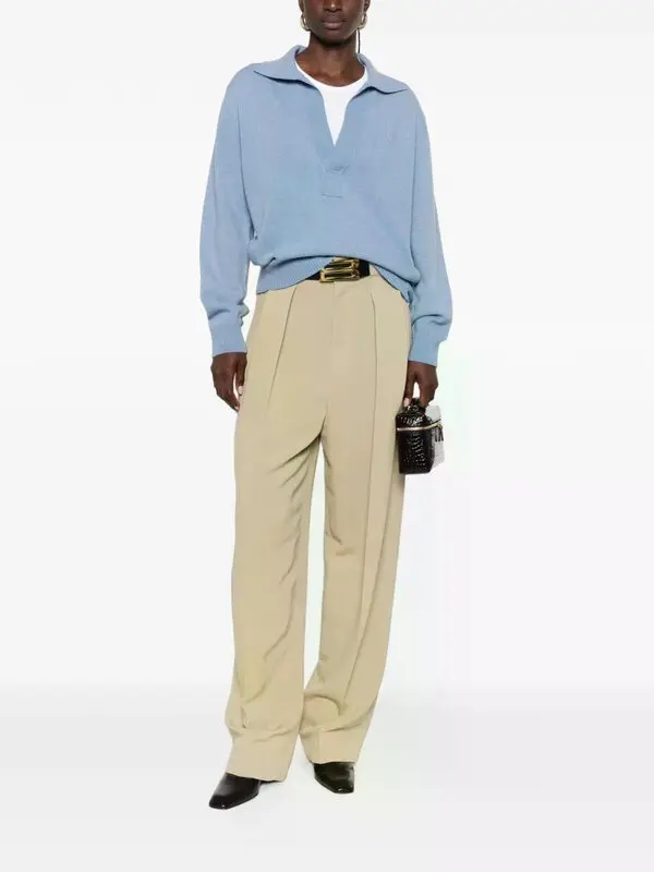 Victoria Beckham Ocean Mist Melange Effect Sweater