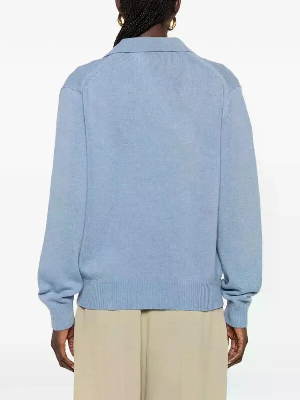 Victoria Beckham Ocean Mist Melange Effect Sweater