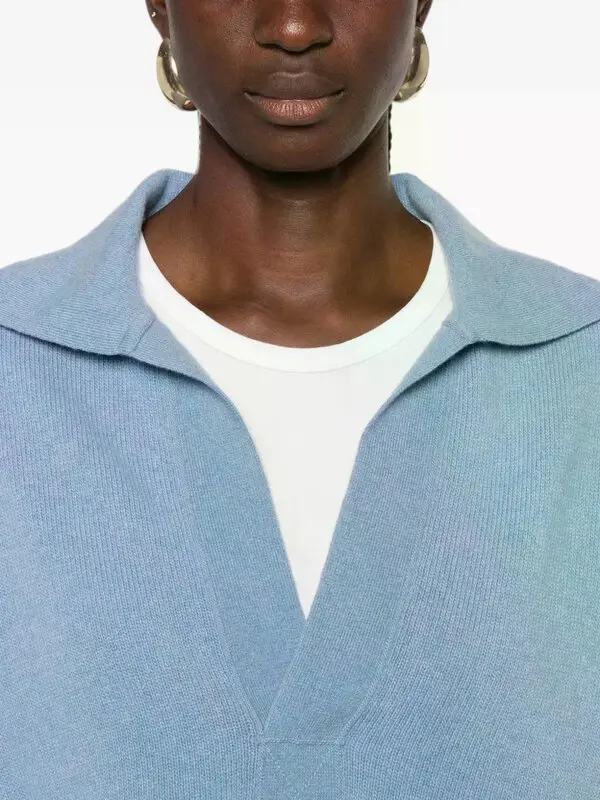 Victoria Beckham Ocean Mist Melange Effect Sweater