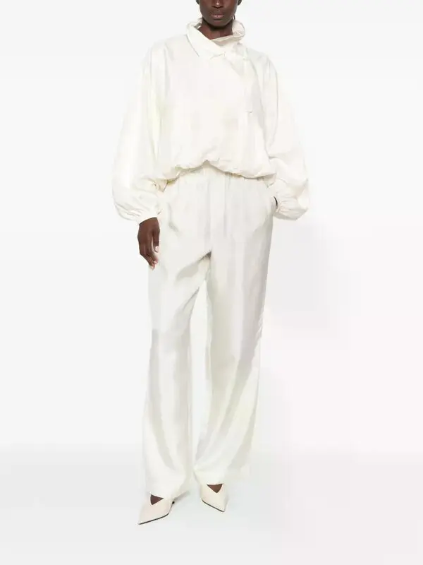 RÓHE Silk Satin Trousers