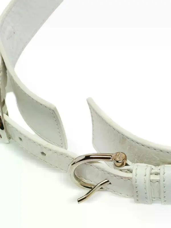 Burberry Double-buckle Leather Belt