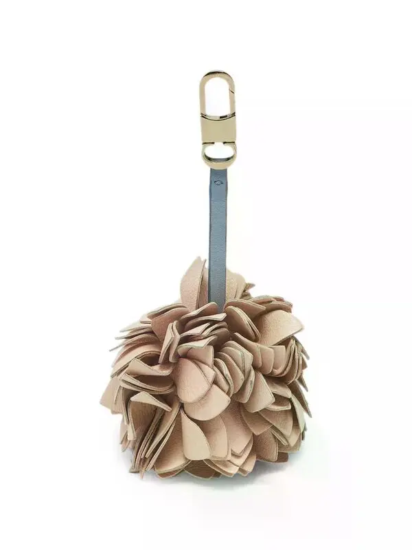 Carolina Herrera Flower Appliqué Bag Charm