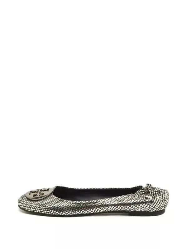 Tory Burch Reva Logo Medallion Ballet Flats