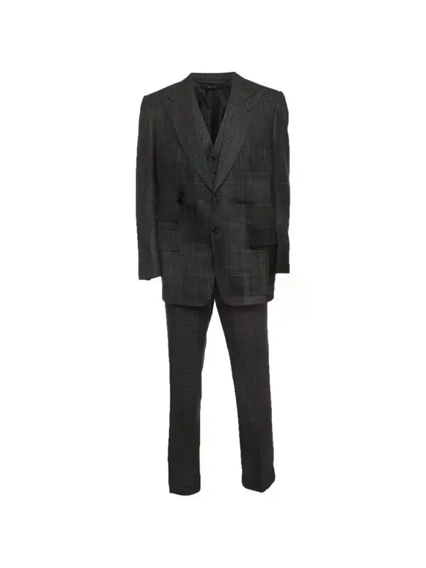 TOM FORD Houndstooth Three-piece Suit