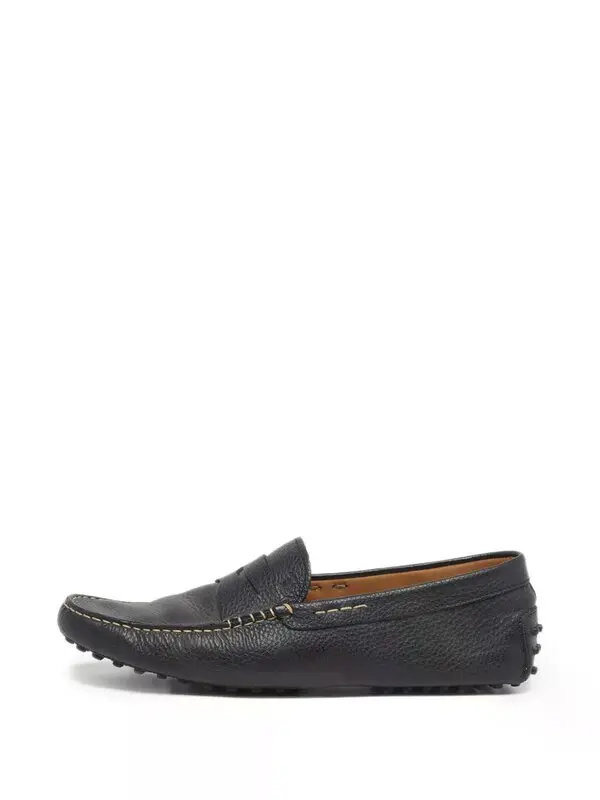 TOD'S Gommino Penny Loafers - Black