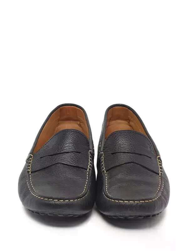 TOD'S Gommino Penny Loafers - Black