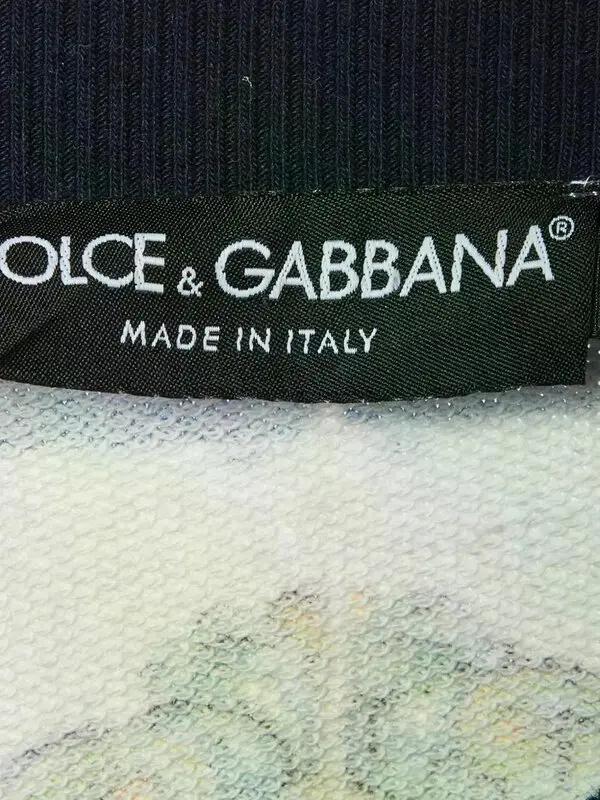 Dolce & Gabbana Majolica Baroque Print Sweatshirt