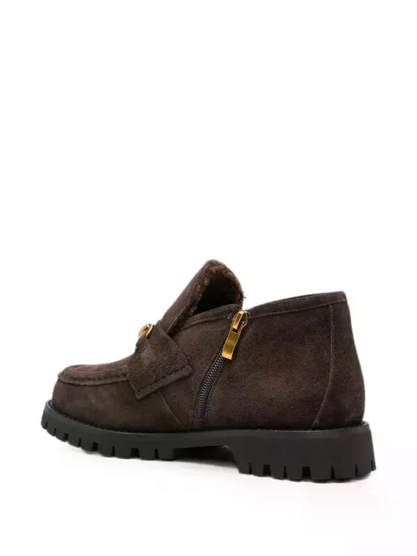 SERGIO MORETTI FIRENZE Horsebit Detail Ankle Boots