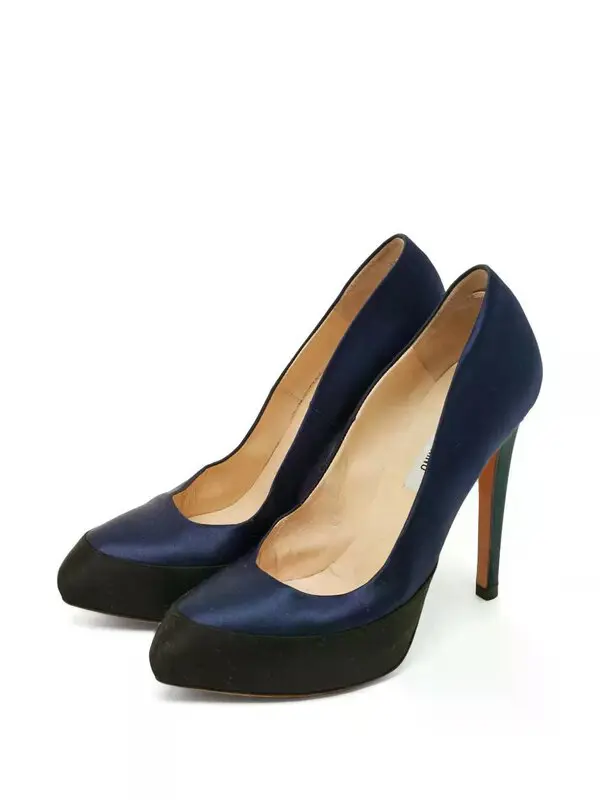Moschino Tricolour Platform Pumps
