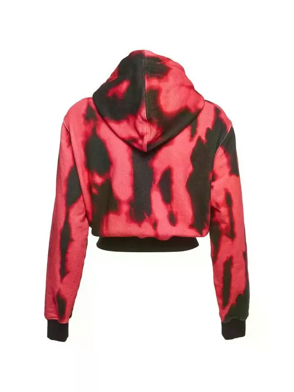 Off-White Logo-print Cropped Hoodie