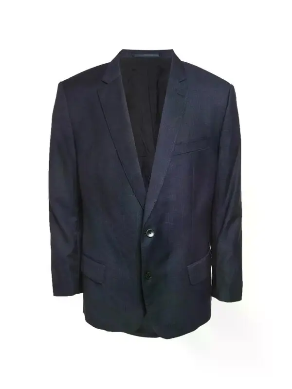 Hugo Boss Check-pattern Slim-fit Blazer