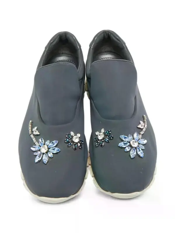 Prada Crystal Embellishment Sneakers