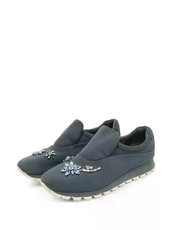 Prada Crystal Embellishment Sneakers